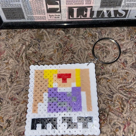 Hand Crafted | Accessories | Taylor Swift 989 Album Cover Perler Bead ...